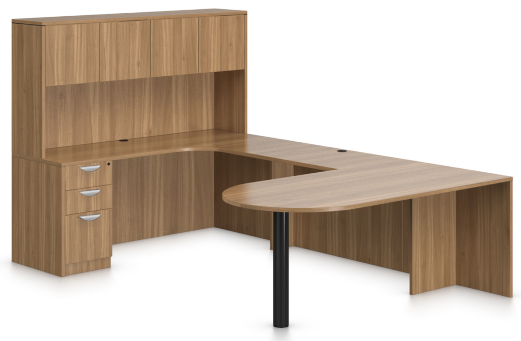 Brooklyn Series – U-Shape D-Top Desk - NJ Office Furniture Depot