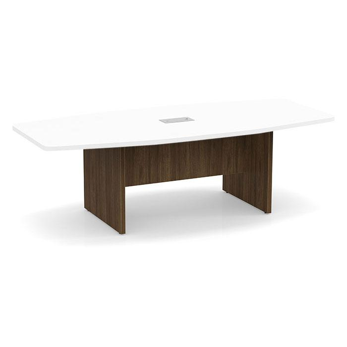8' Boat Shaped Conference Table - NJ Office Furniture Depot